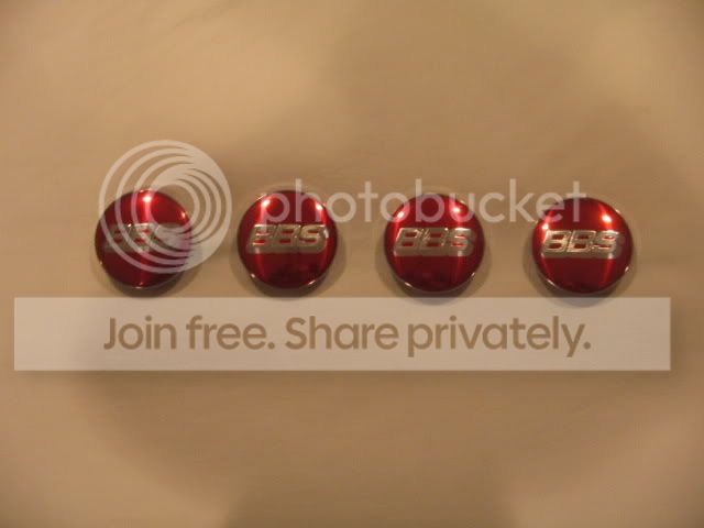 *NEW 68mm BBS LM Rep Center Caps- RED/Silver* | VW Vortex - Volkswagen ...